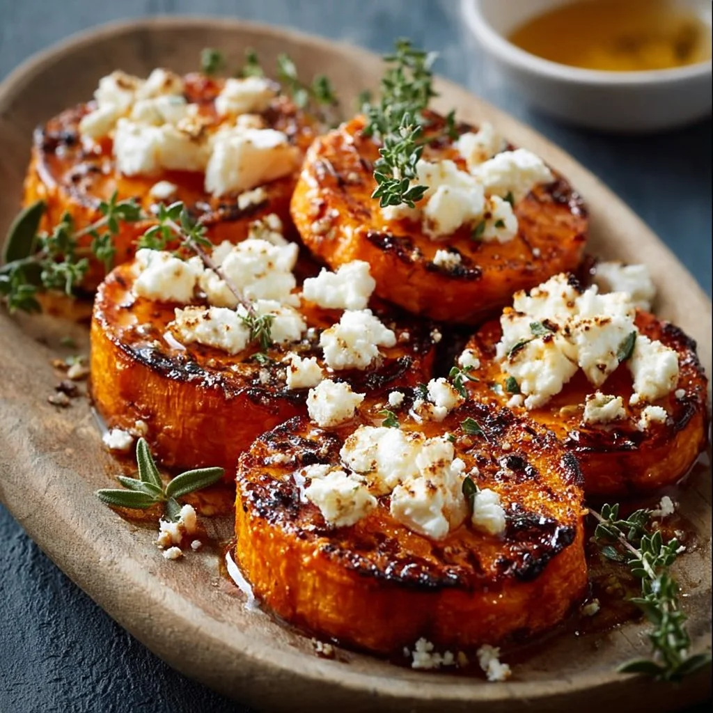 Gourmet Honey Feta Sweet Potato Rounds