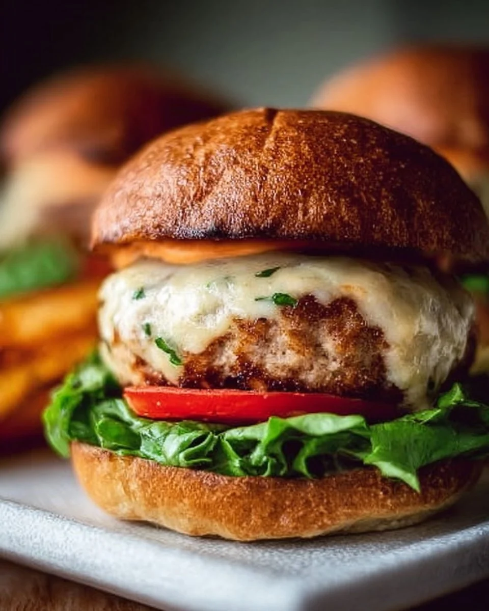 Jalapeño Pepper Jack Turkey Burgers